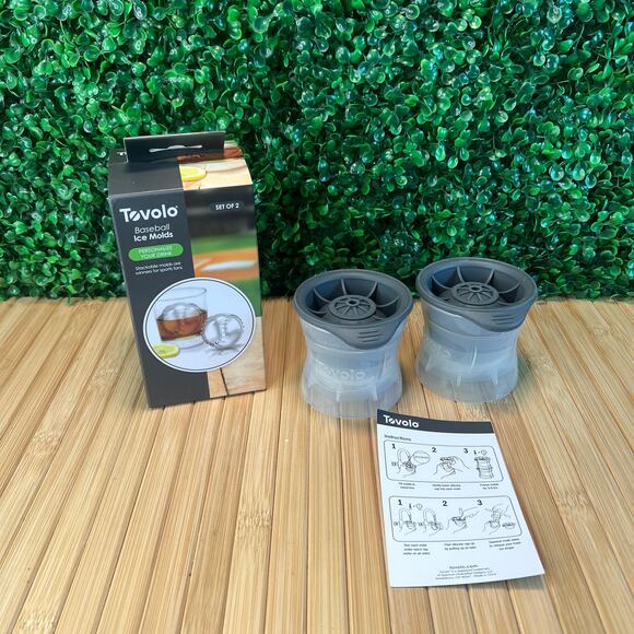 Tovolo | Kitchen | Nib Tovolo Set Of 2 Baseball Ice Molds Highball ...